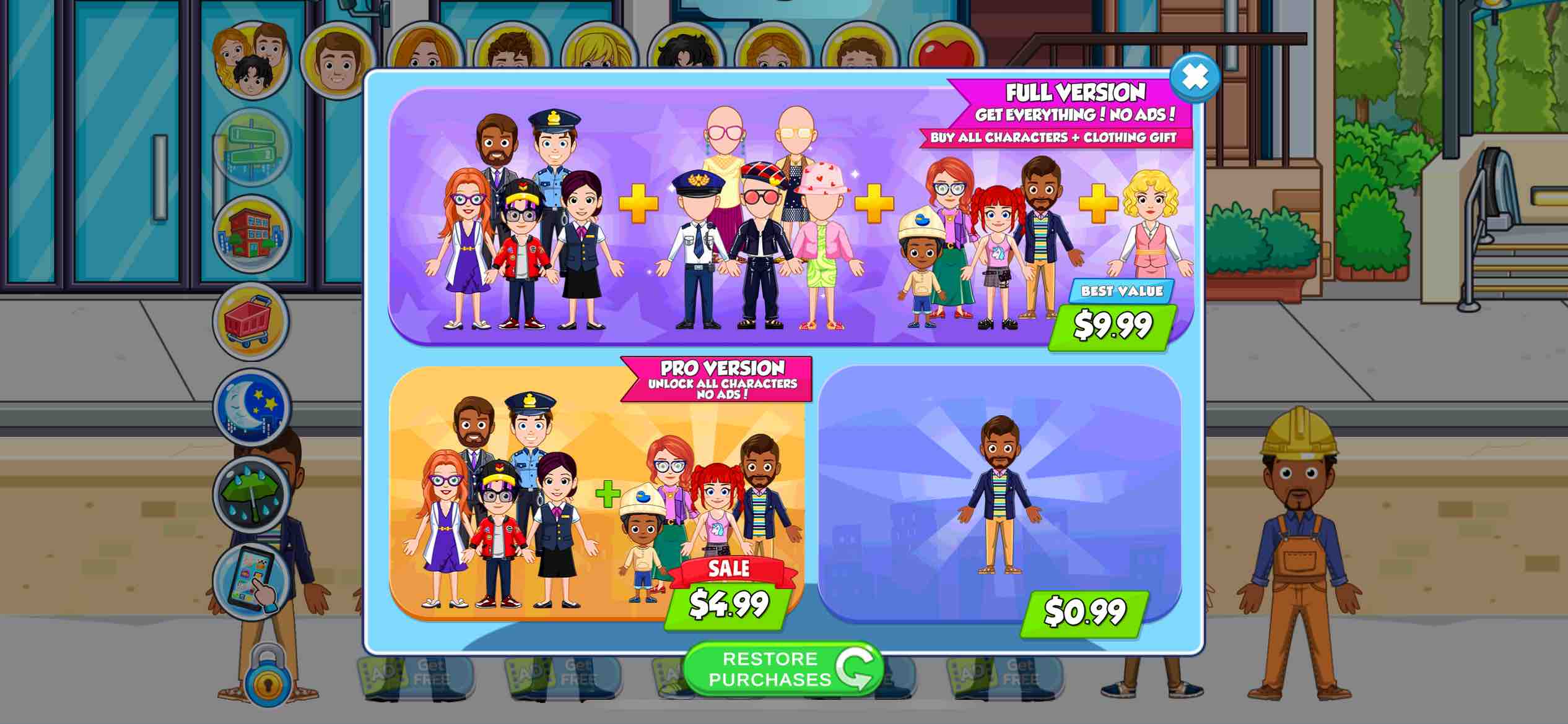My City : Bank | Paywall Screenshot ($1K/mo)