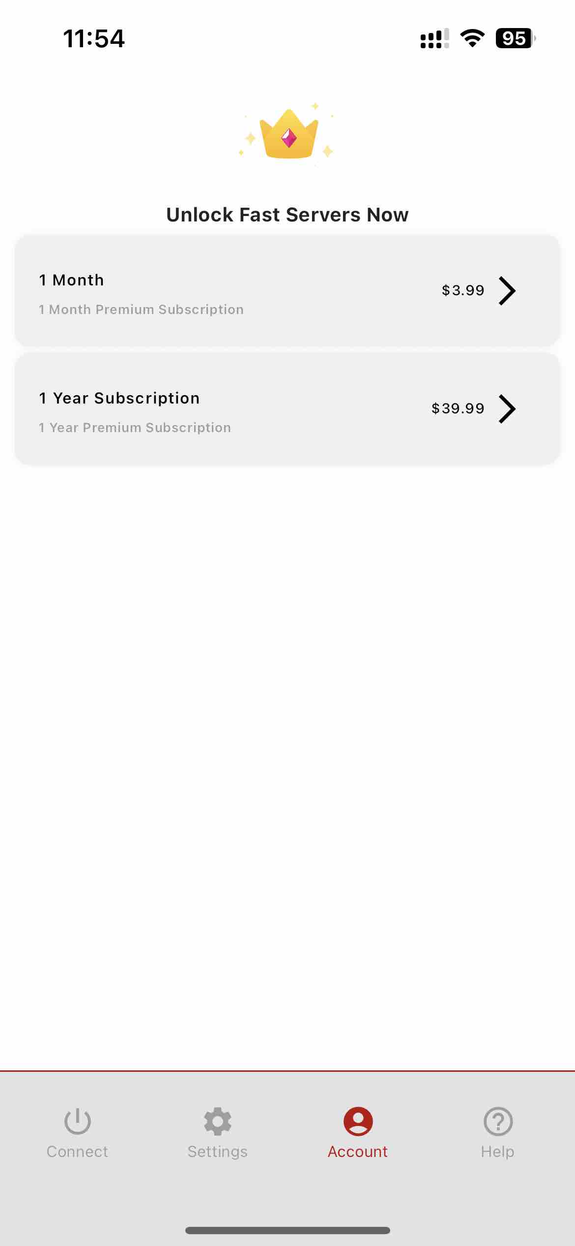 Final VPN - Fast & Secure VPN | Paywall Screenshot ($1K/mo)